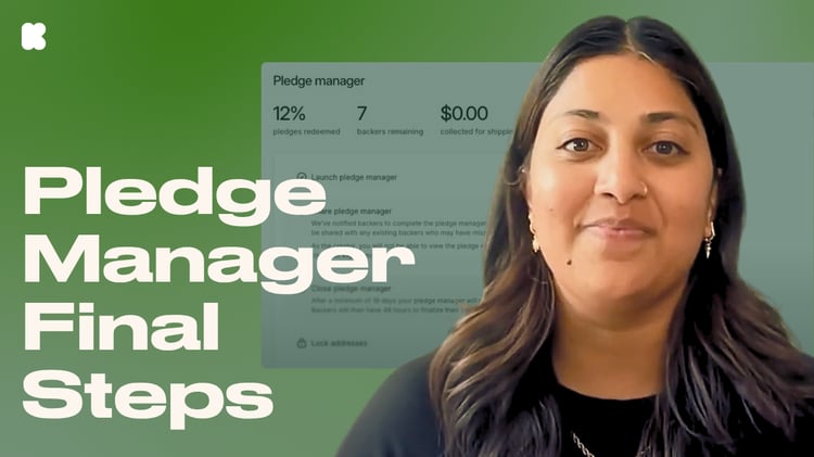 The Kickstarter Pledge Manager